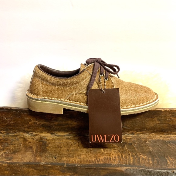 Uwezo | Shoes | Nwt Uwezo Handmade Calf Hair Laceup Oxford Shoes | Poshmark